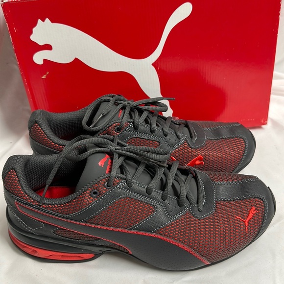 Puma | Shoes | Puma Tazon 6 Mesh Soft Foam Mens Sneakers Red Size ...